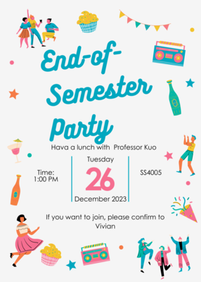 【Activity】2023.12.26 End-of-Semester Party